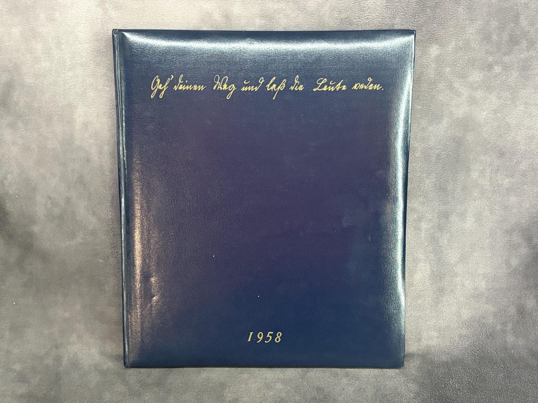 1958 End of Year Album, Vintage Japanese Yearbook Album - Etsy