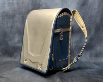 Randoseru Backpack, Metallic Blue Japanese Tight Stitch Randoseru Bag ...