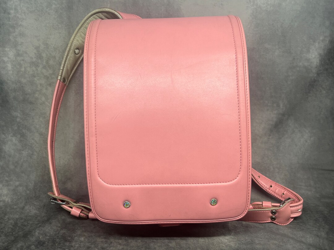 Randoseru Backpack, Baby Pink Japanese Tight Stitch Randoseru Bag, Pink ...