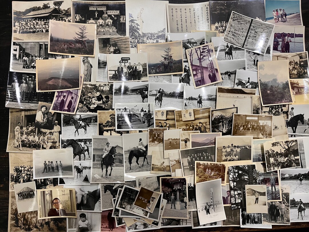 100 Vintage Photographs, Assorted Black and White Photograph Collection ...