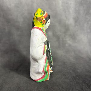 Vintage Japanese Folk Art Porcelain Lady Figurine 14cm - Etsy