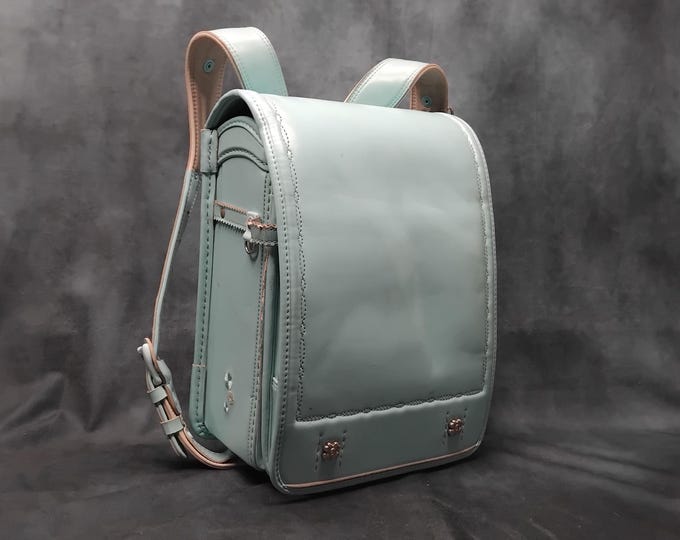 Randoseru Backpack, Light Blue Japanese Tight Stitch Randoseru Bag ...