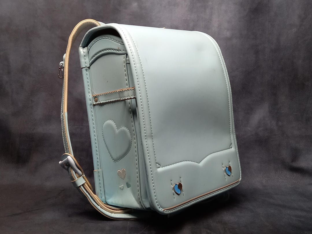 Randoseru Backpack, Light Blue Japanese Tight Stitch Randoseru Bag ...