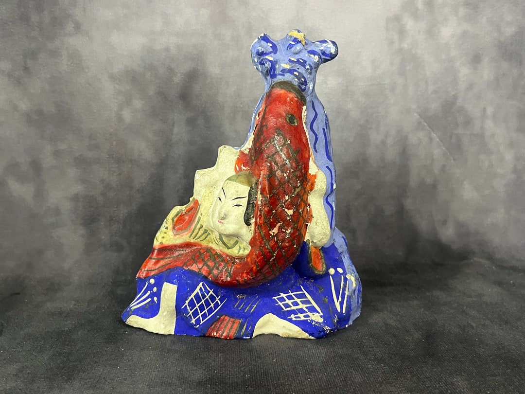 Old Japanese Folk Art, Antique Hand Painted Japanese Ornament - Etsy