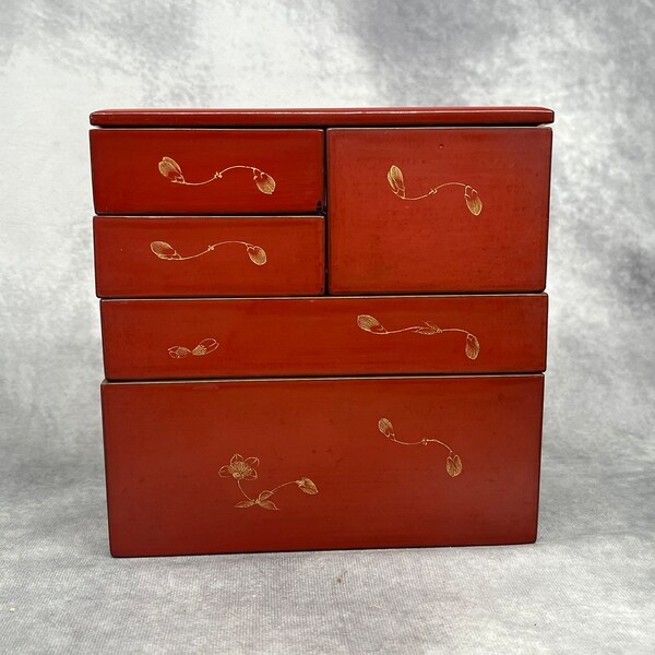 Japanese Lacquer Side Table - Etsy