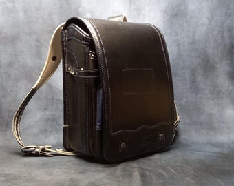 Randoseru Backpack, Red Stitch Japanese Tight Stitch Randoseru Bag, Red ...