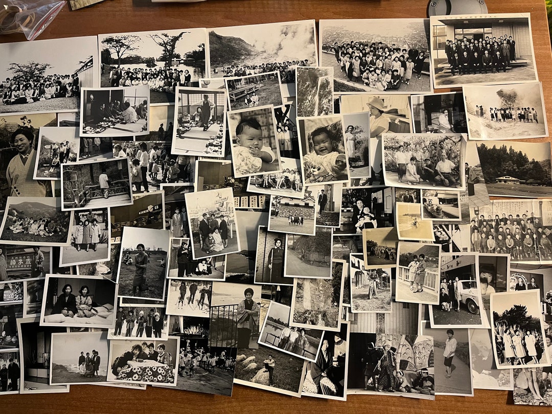 100 Vintage Photographs, Assorted Black and White Photograph Collection ...