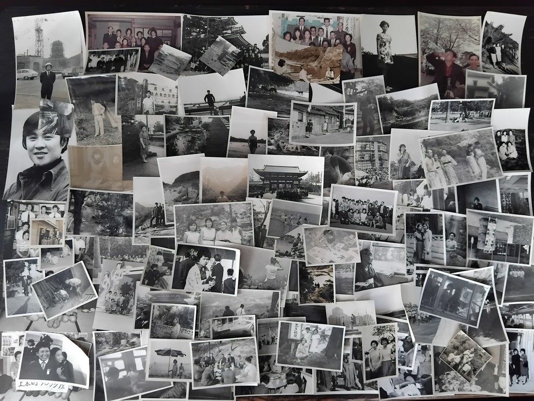 100 Vintage Photographs, Assorted Black and White Photograph Collection ...