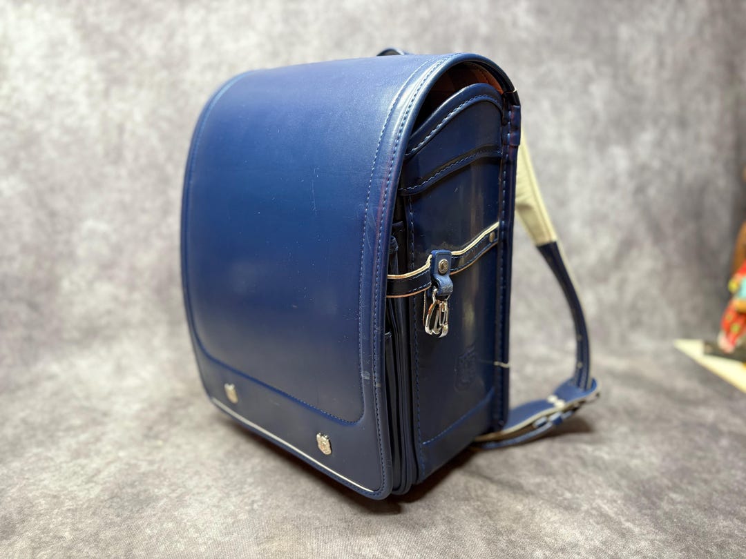 Randoseru Backpack, Blue Japanese Tight Stitch Randoseru Bag, Japanese ...