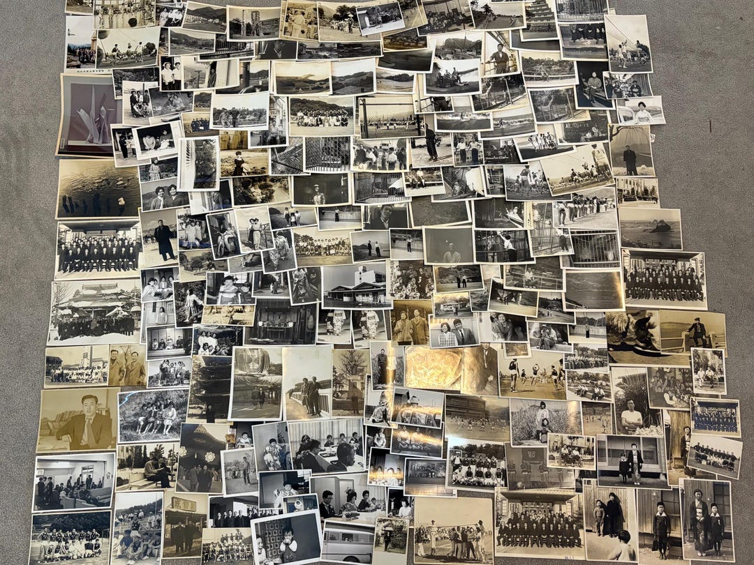 200 Vintage Photographs, Assorted Black and White Photograph Collection ...