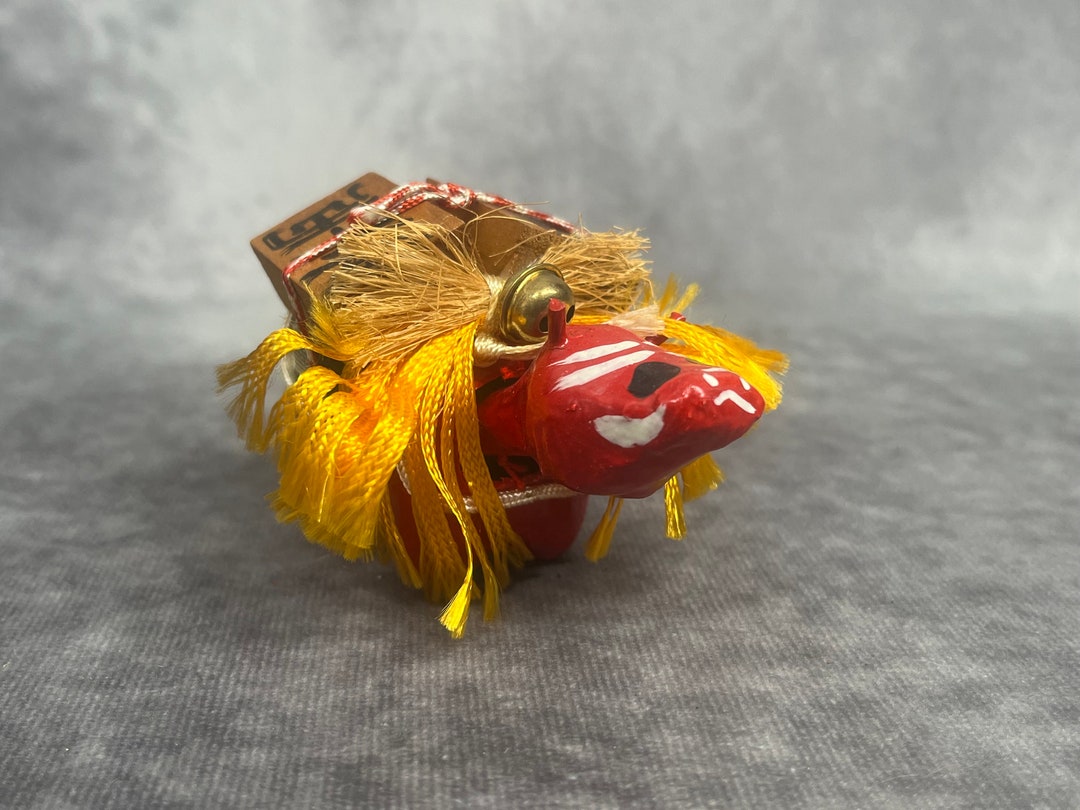 Akabeko the Red Cow, Paper Mache Toy Cow, Vintage Japanese Folk Art - Etsy