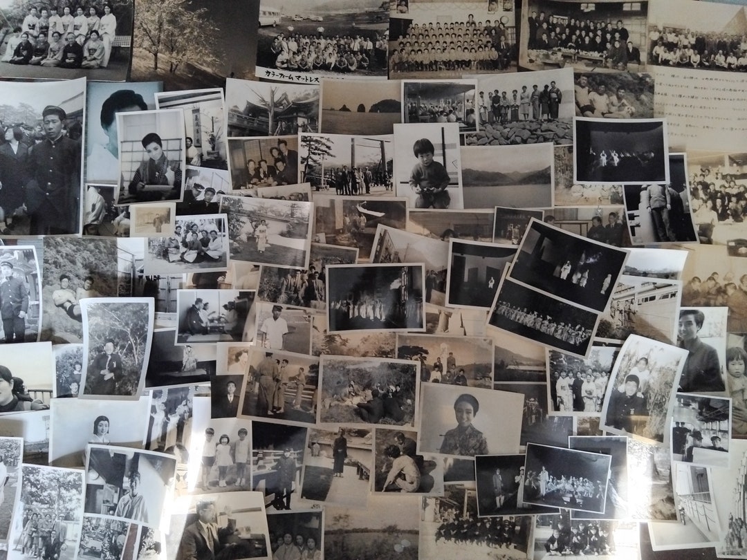 100 Vintage Photographs, Assorted Black and White Photograph Collection ...