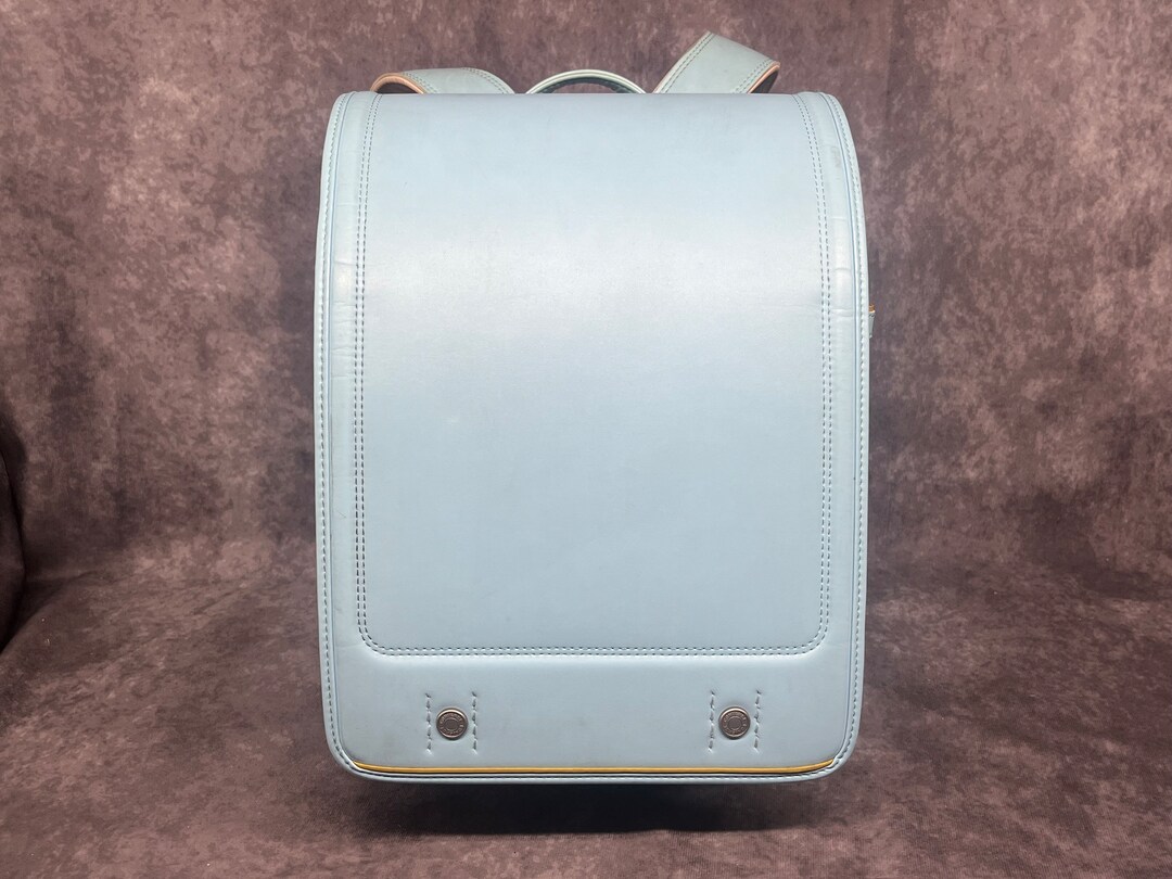 Randoseru Backpack, Baby Blue Japanese Tight Stitch Randoseru Bag, Blue ...