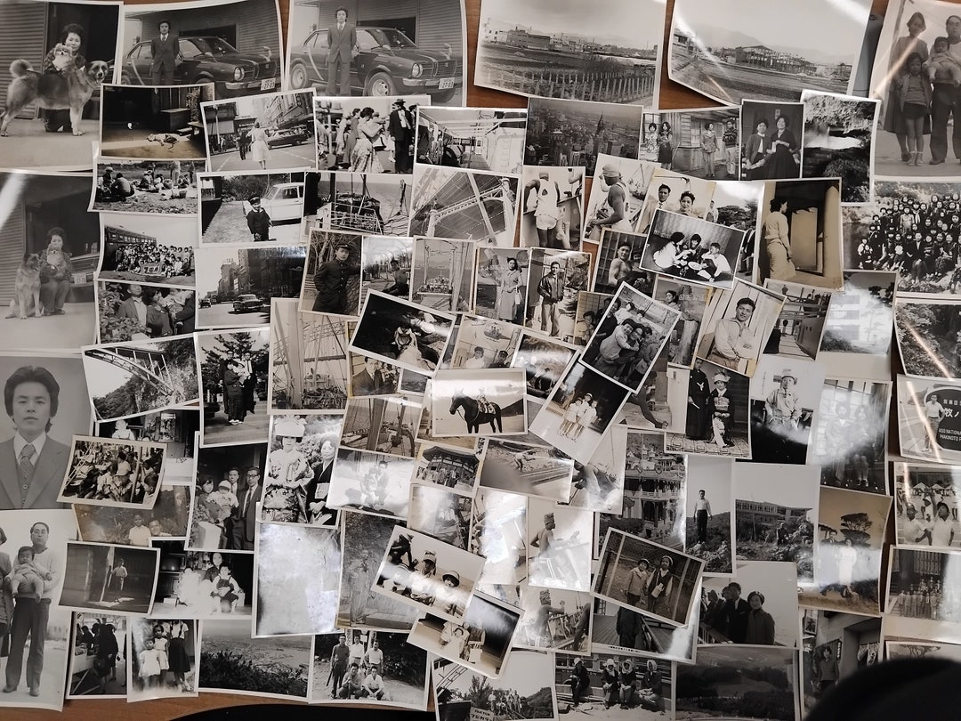 100 Vintage Photographs, Assorted Black and White Photograph Collection ...