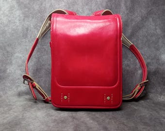 Randoseru Backpack, Pink With Light Pink Trim Japanese Tight Stitch ...