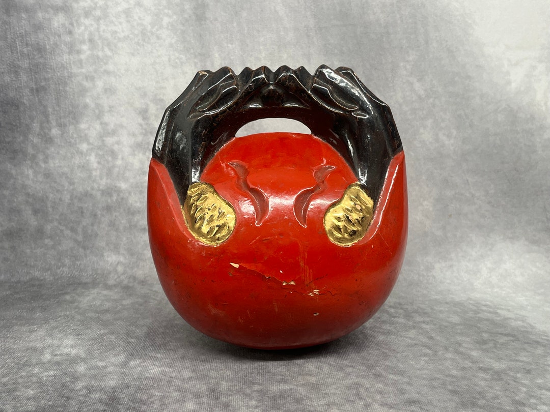 Vintage Japanese Buddhist Mokugyo Chanting Drum - Etsy