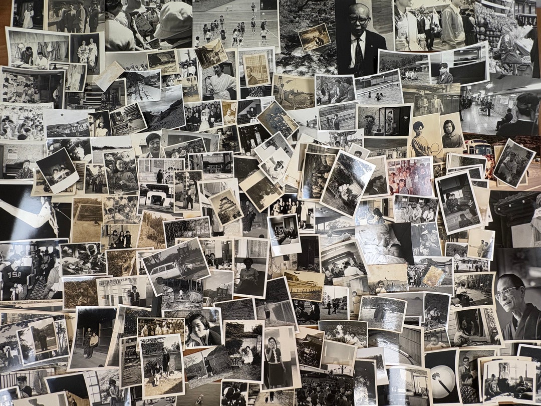 200 Vintage Photographs, Assorted Black and White Photograph Collection ...
