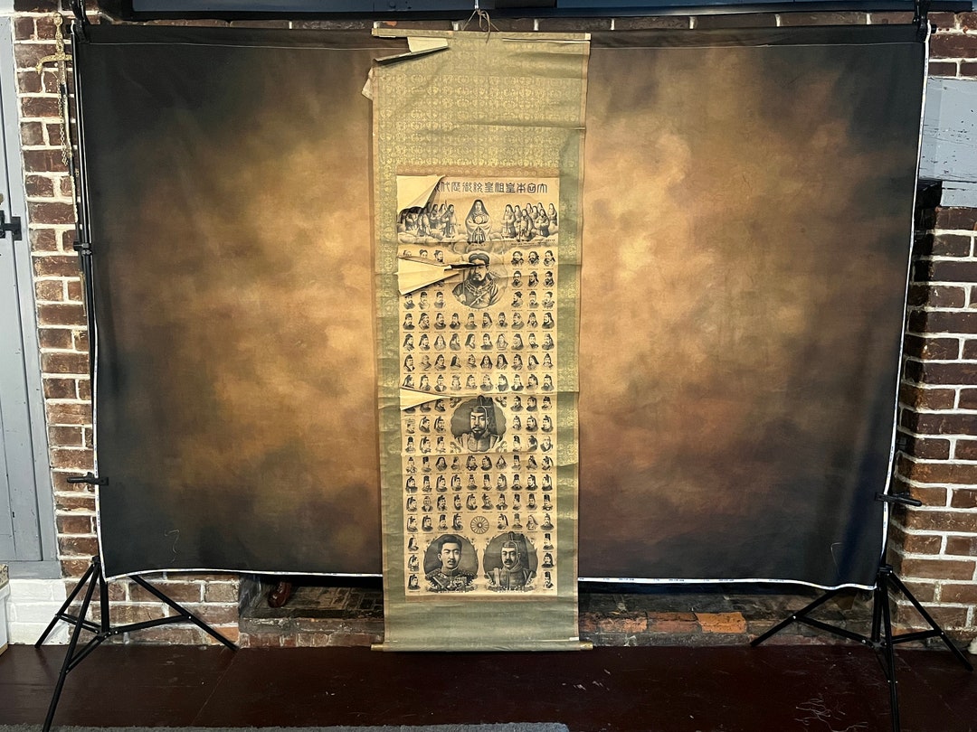 Antique Japanese Scroll, Emperor Showa, Japans Emperor’s Through ...