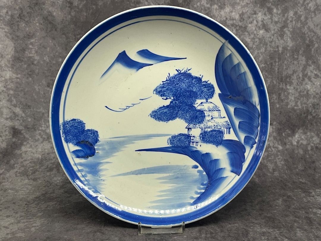 Japanese Arita Ware Porcelain Dinner Plate, C1850-1880, Antique Blue ...