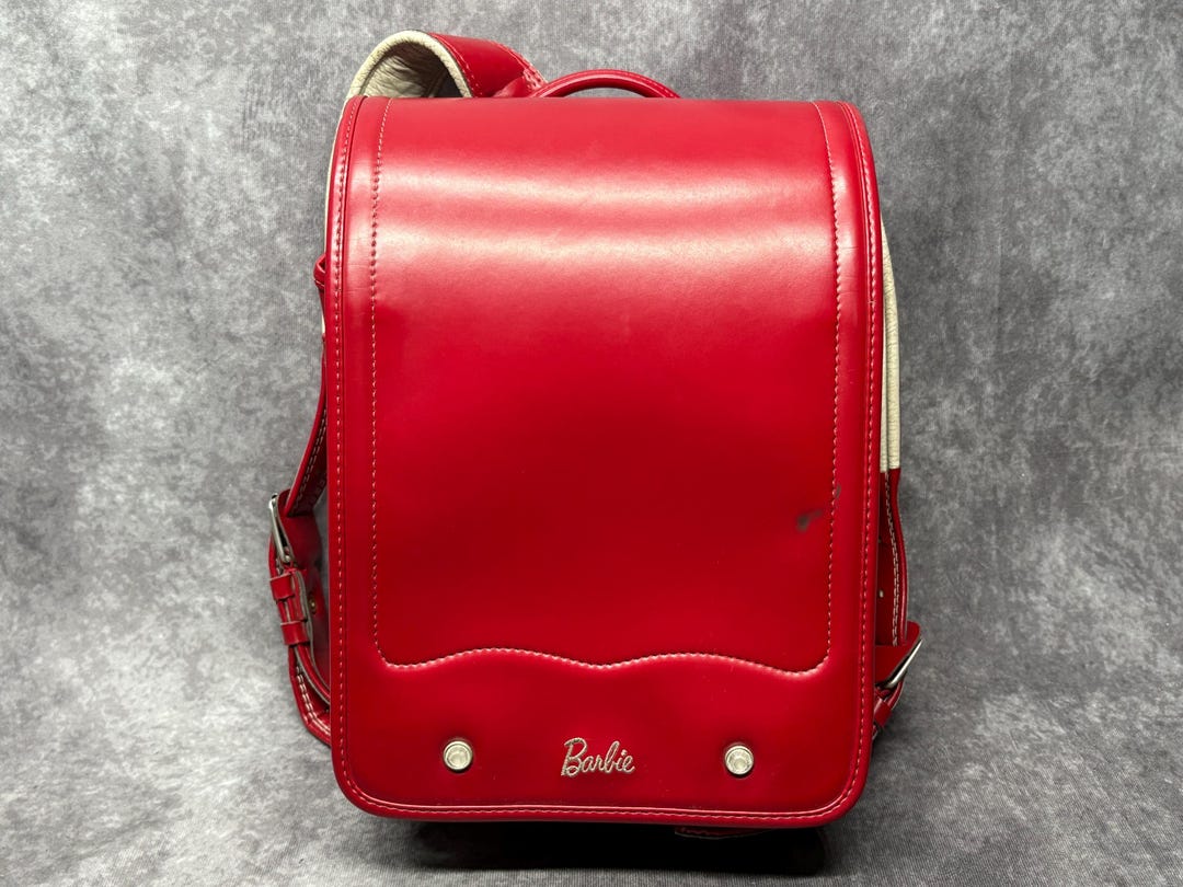Randoseru Backpack, Red Barbie Japanese Tight Stitch Randoseru Bag, Red ...
