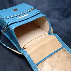 Randoseru Backpack, Blue Japanese Tight Stitch Randoseru Bag, Blue ...