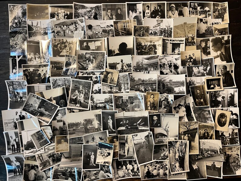 100 Vintage Photographs, Assorted Black and White Photograph Collection ...