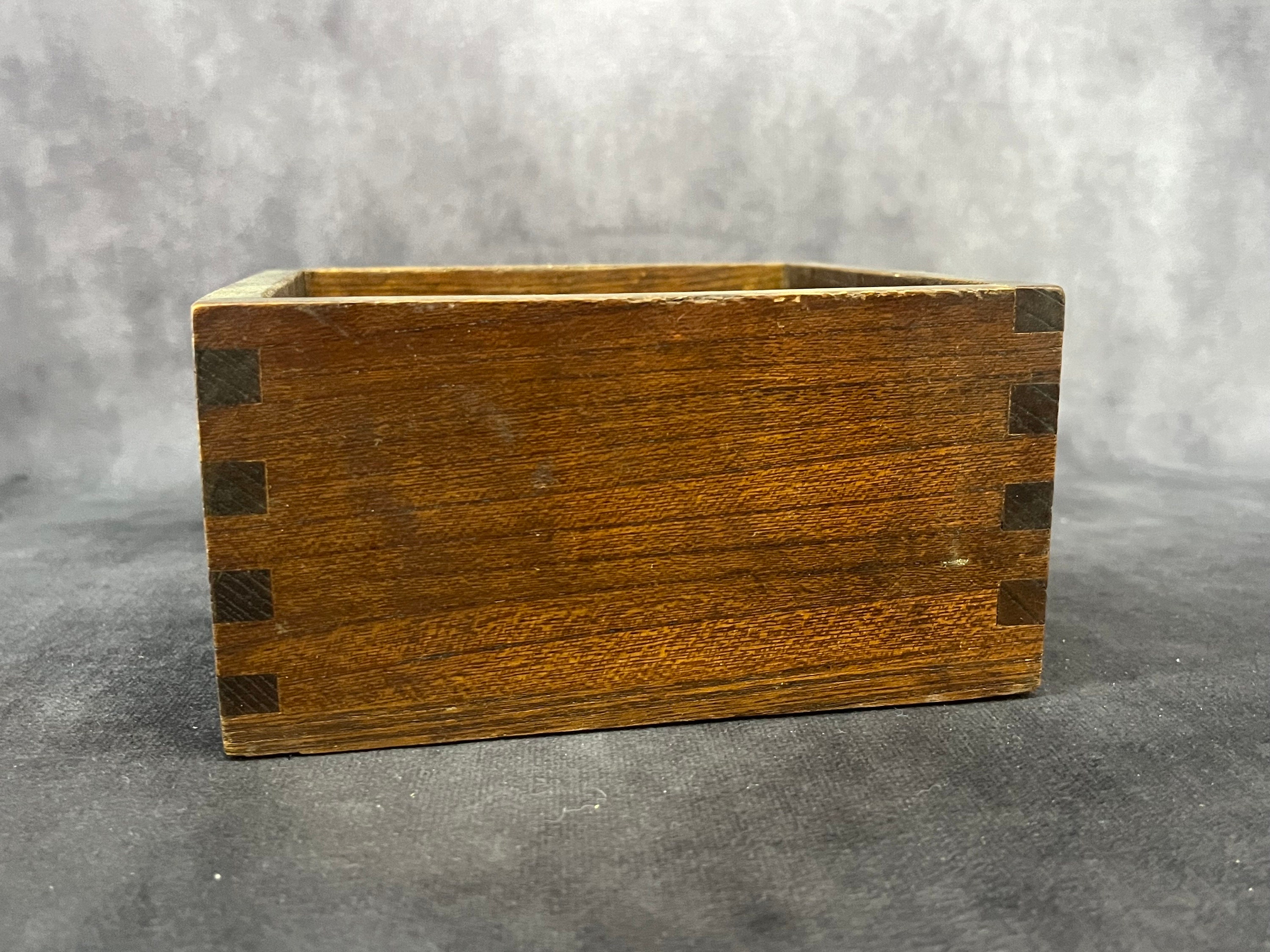 Vintage Japanese Wooden Box, Kanji Text Burn Impressed - Etsy