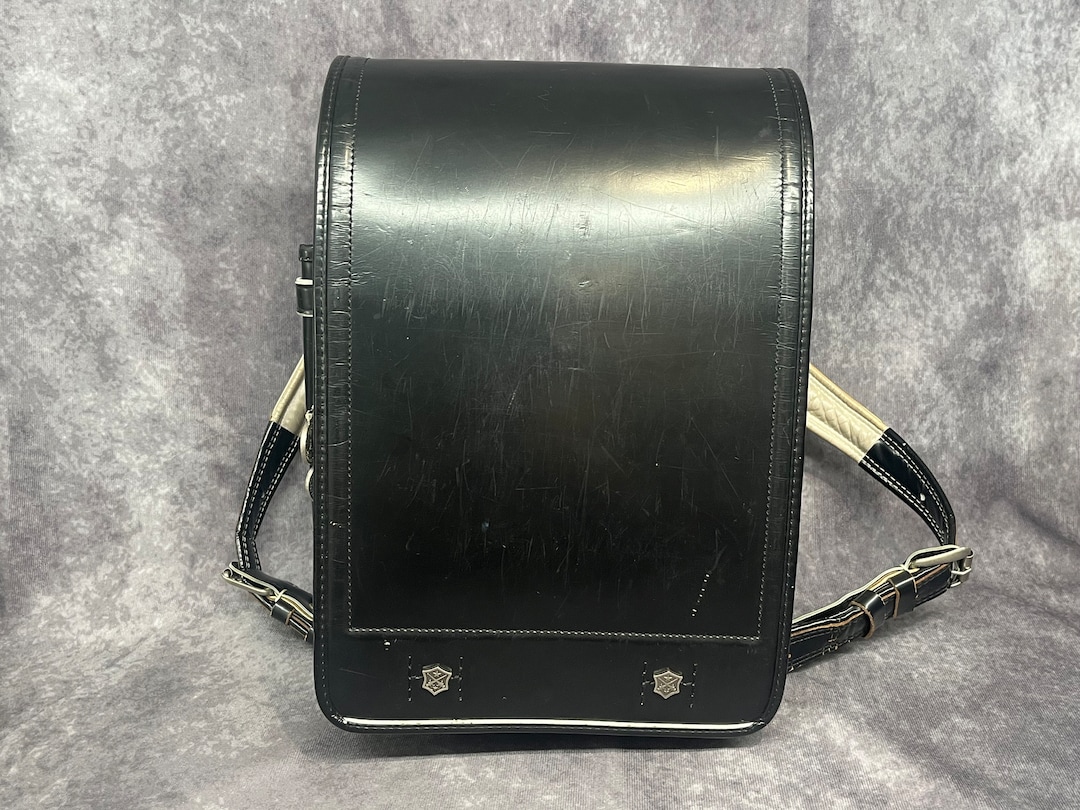 Randoseru Backpack, Black Japanese Tight Stitch Randoseru Bag, Black Japanese School Bag - Etsy