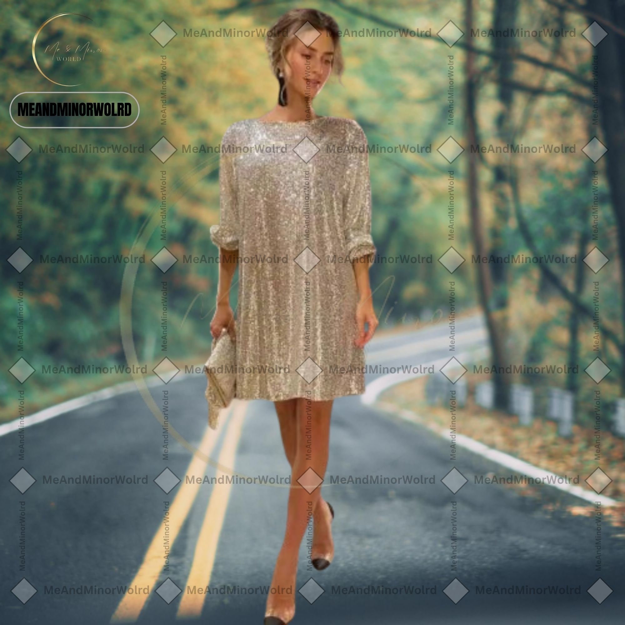 Y2k Women Party Dress Cocktail Top Sparkling Beaded Dress Fashion ...