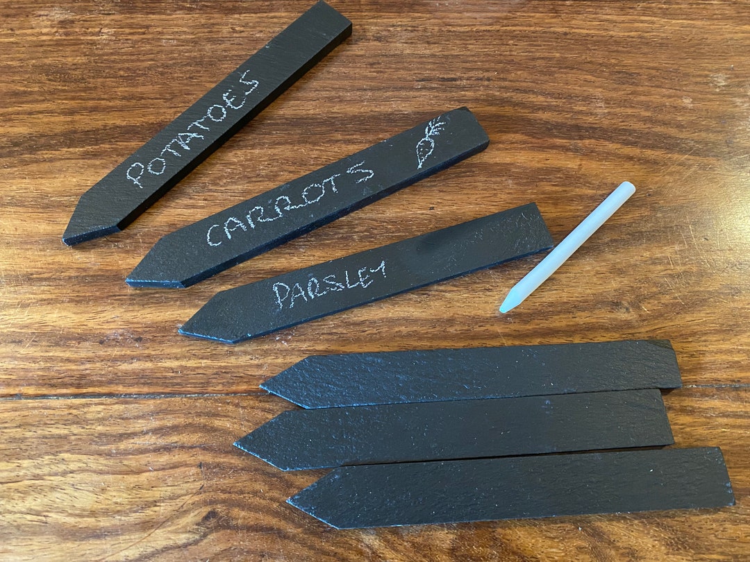 Slate Plant Markers (pack of 6) - Etsy