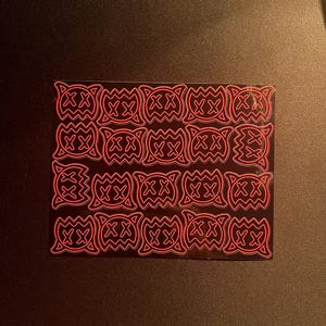 Ren Gill Sick Boi Logo Album Art 3.5x3cm Stickers on a 16cm X 12.5cm ...