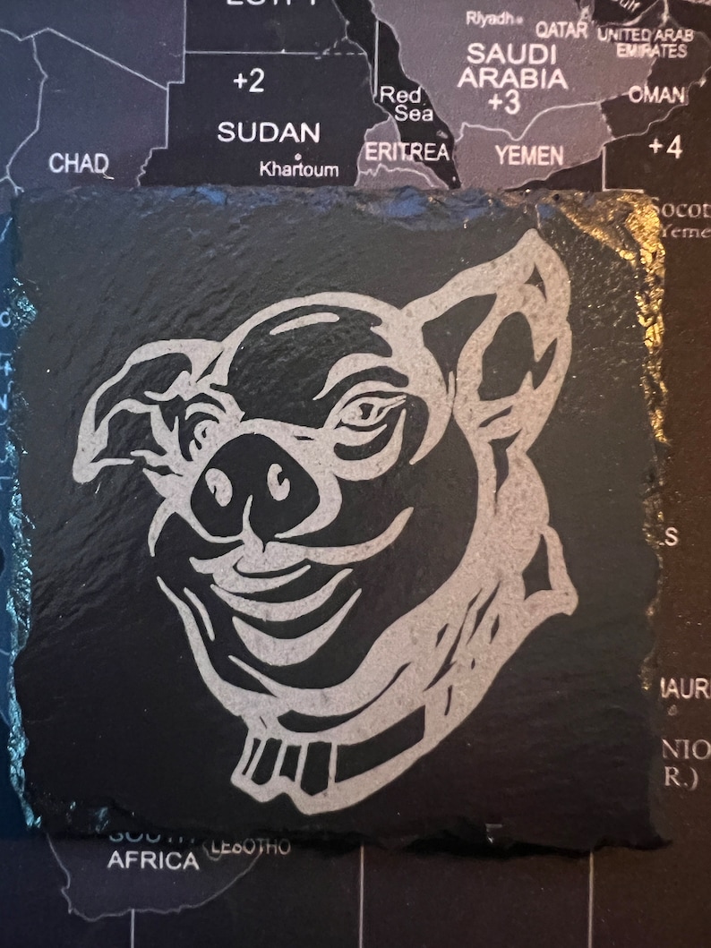 10cm X 10cm Ren Gill Sick Boi Album Engraved Slate Coasters / Coaster ...
