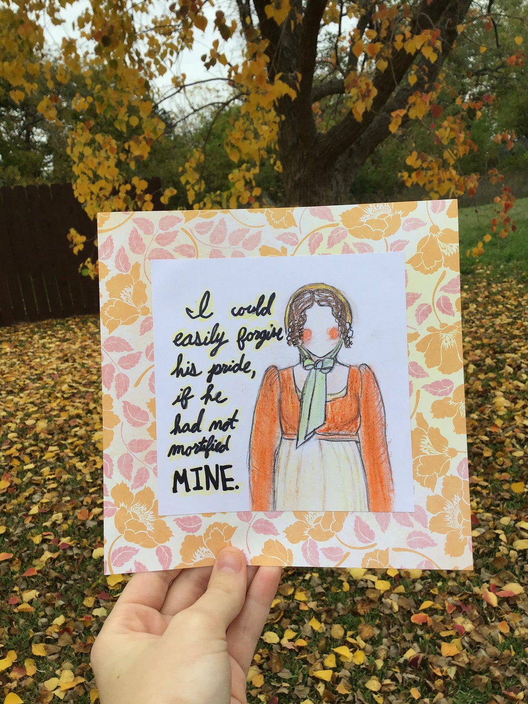 Elizabeth Bennet Drawing - Etsy