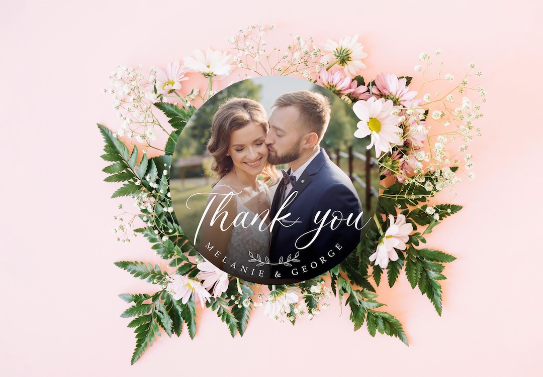 Wedding Stickers | Thank You Wedding Stickers | Wedding Favor Stickers ...