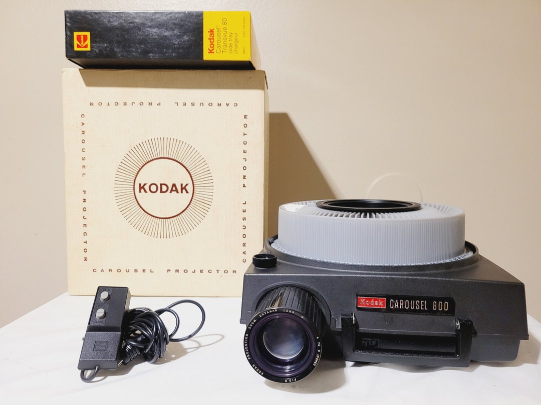 Kodak Carousel 800 Slide Projector Serviced Fully Functional Tested See ...