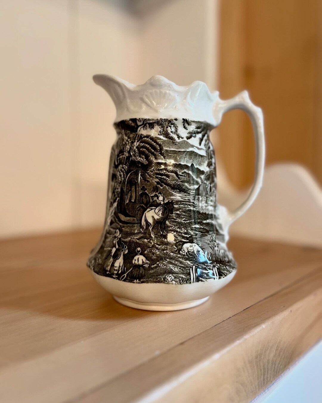 Antique Old Foley Staffordshire Ironstone Pitcher From James Kent ...