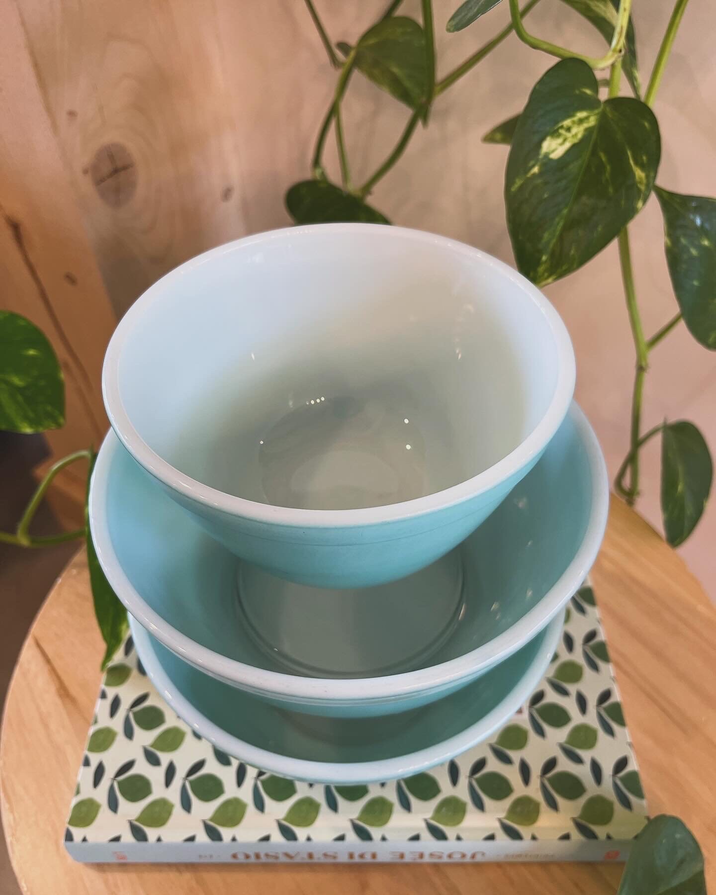 Vintage Turquoise Pyrex Nesting Bowls 1950s - Etsy