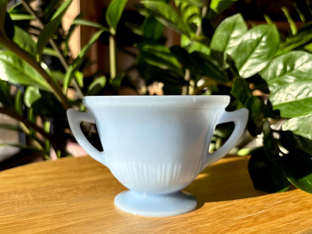 Vintage Delphite Blue Pyrex Sugar Dish - 1940’s - Etsy