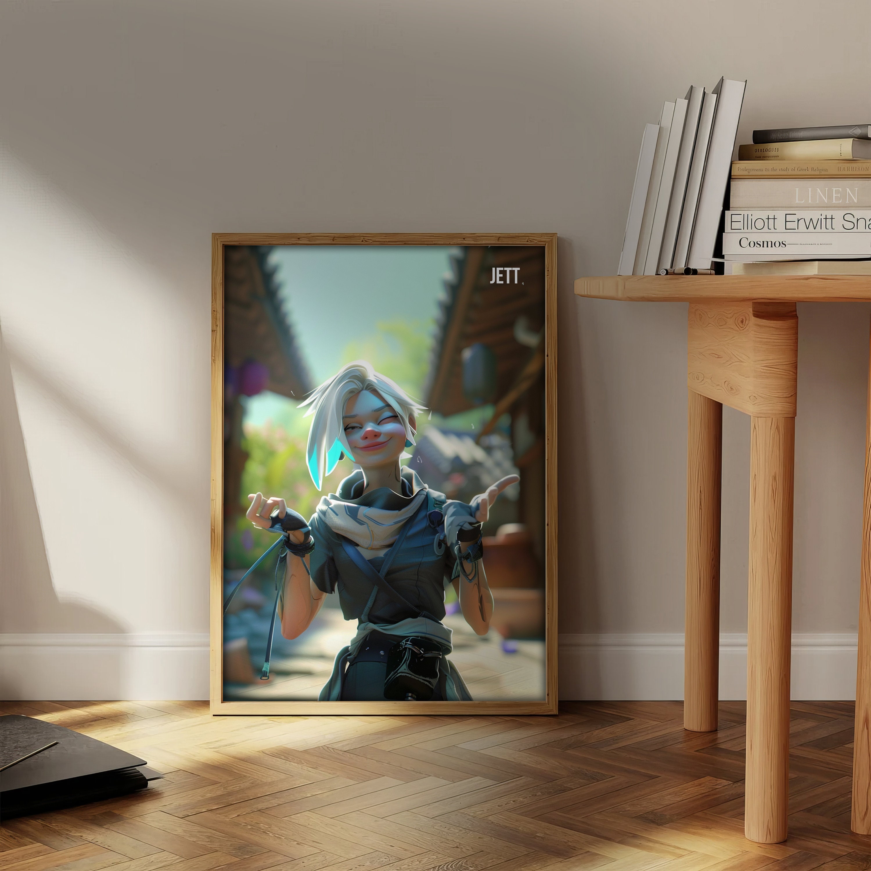 Valorant Jett Animated Poster, Valorant Poster, Jett Valorant Art Print ...