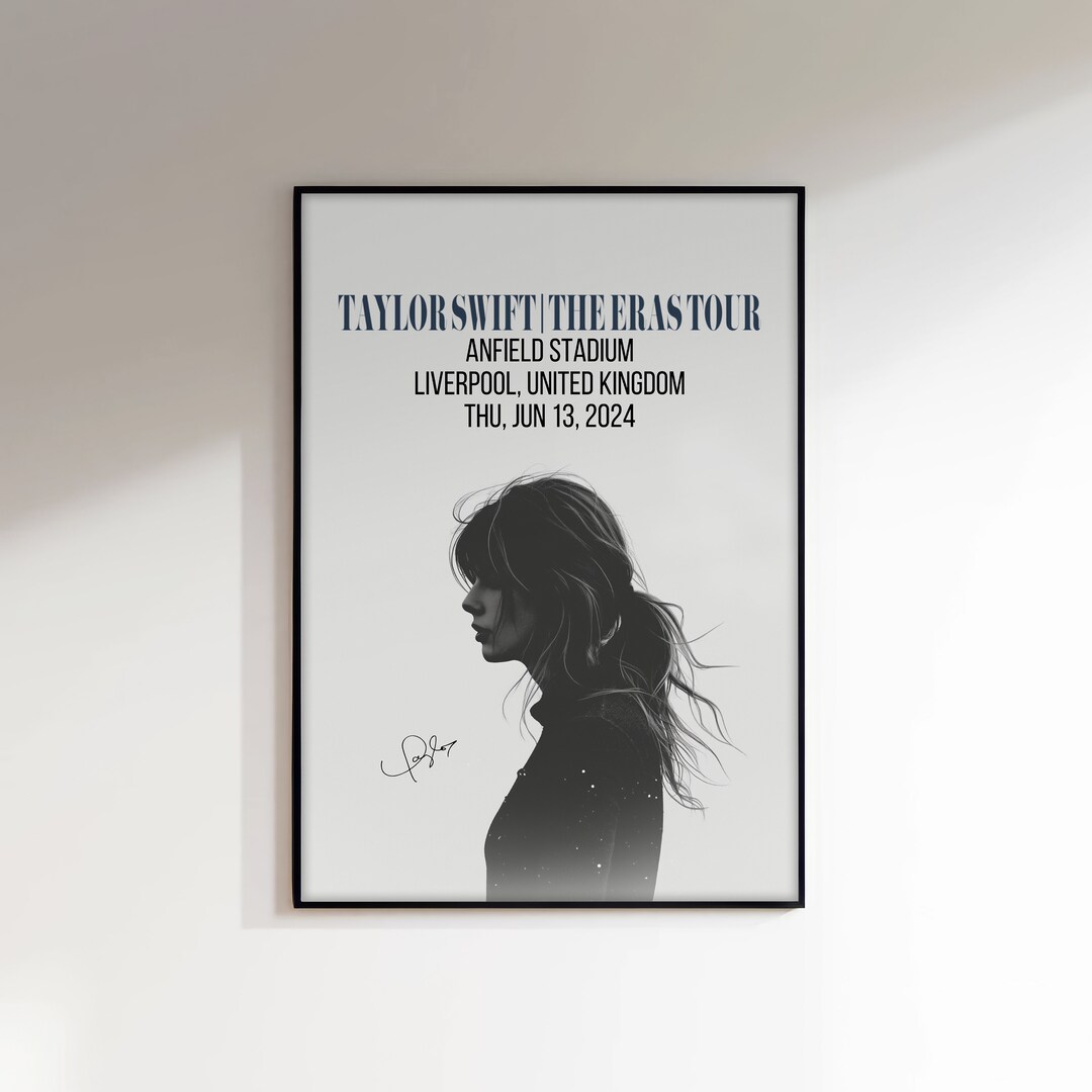 Taylor Swift the Eras Tour Custom Poster Simplistic, Minimalist Wall ...