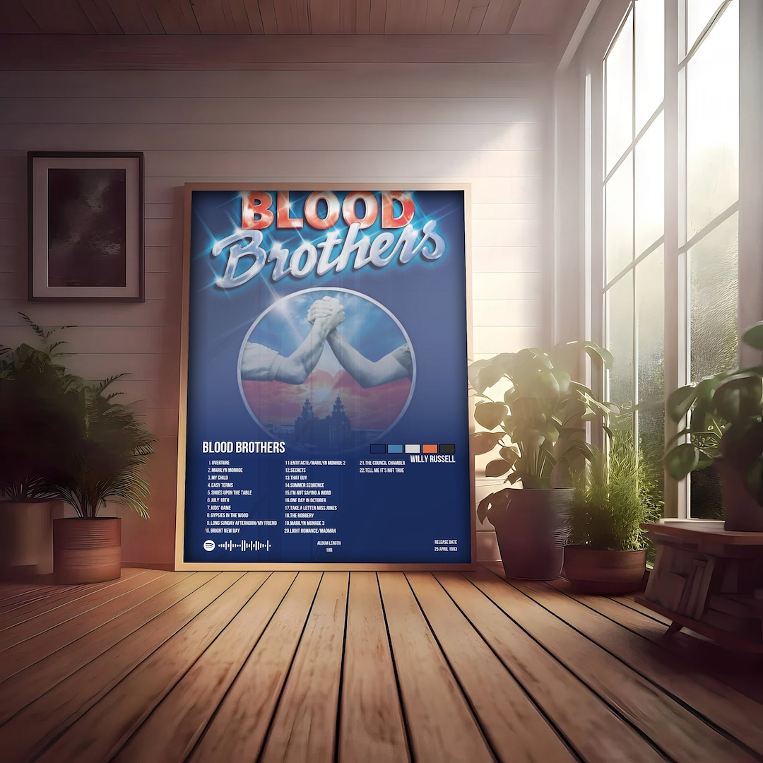 Blood Brothers Musical Poster West End Art Print Broadway Theatre Decor ...