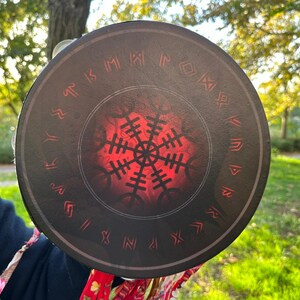 12-inch Traditional Viking Compass Shamanic Drum | Native American ...