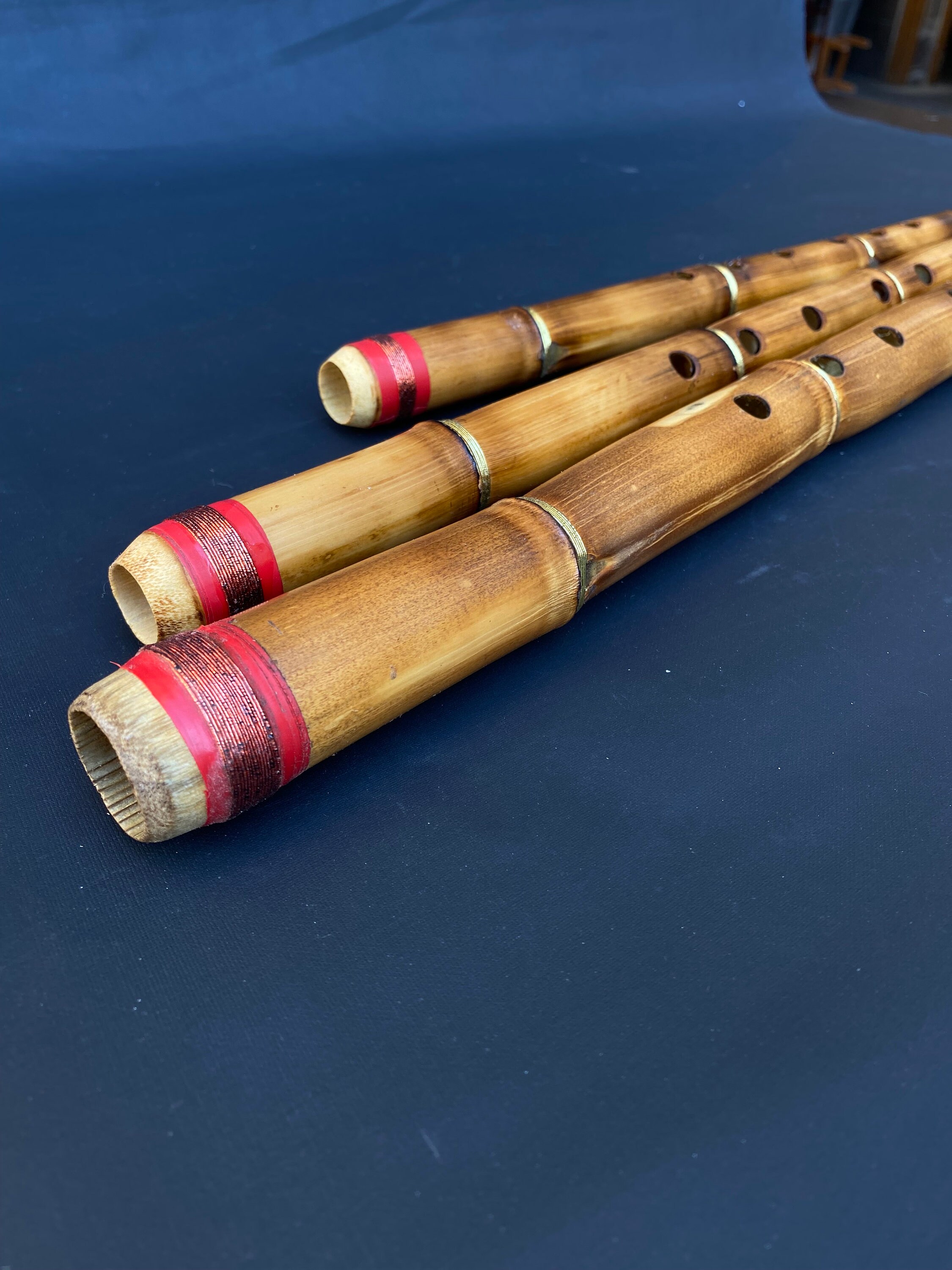 Authentic 3-piece Arabian Kavala Instrument Set – Handcrafted Bamboo ...