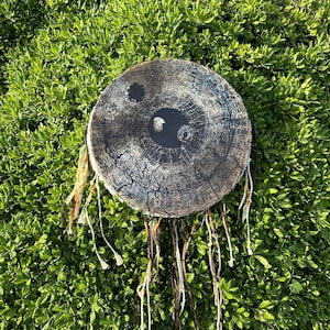 21-inch Traditional Eye Design Shamanic Drum | Handcrafted Ritual Drum ...