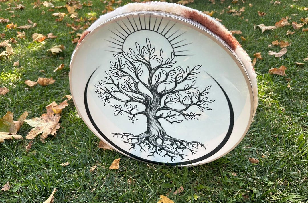 18-inch Vegan Ocean Sound Disc for Meditation, Wave Sound Ritual ...