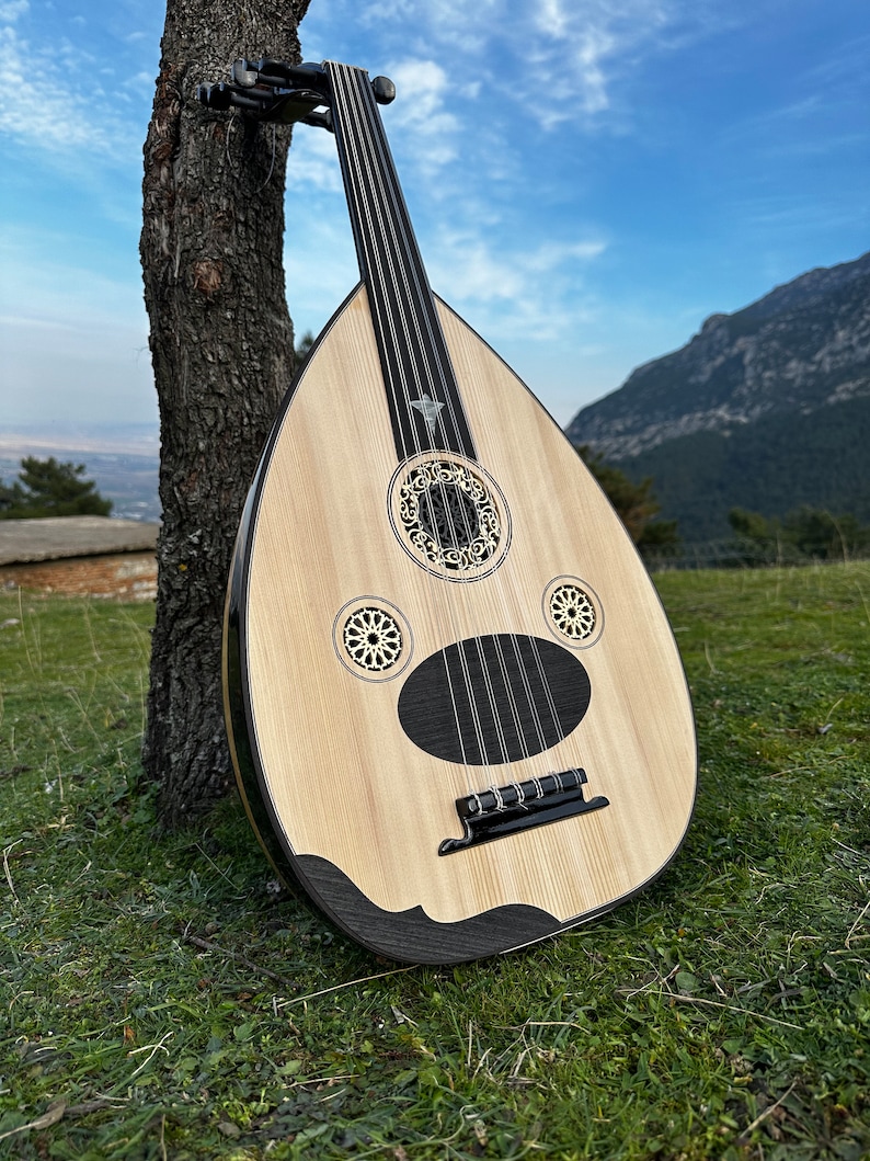 Professional Turkish Oud Instrument - Handcrafted Traditional Lute for ...