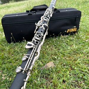 Professional Black G Key Clarinet - High-quality Ebony Body, Silver ...