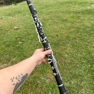 Professional Black G Key Clarinet - High-quality Ebony Body, Silver ...