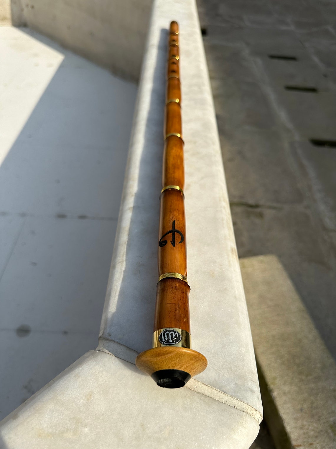 Professional Turkish Ney Flute - Handcrafted Bamboo Woodwind Instrument ...