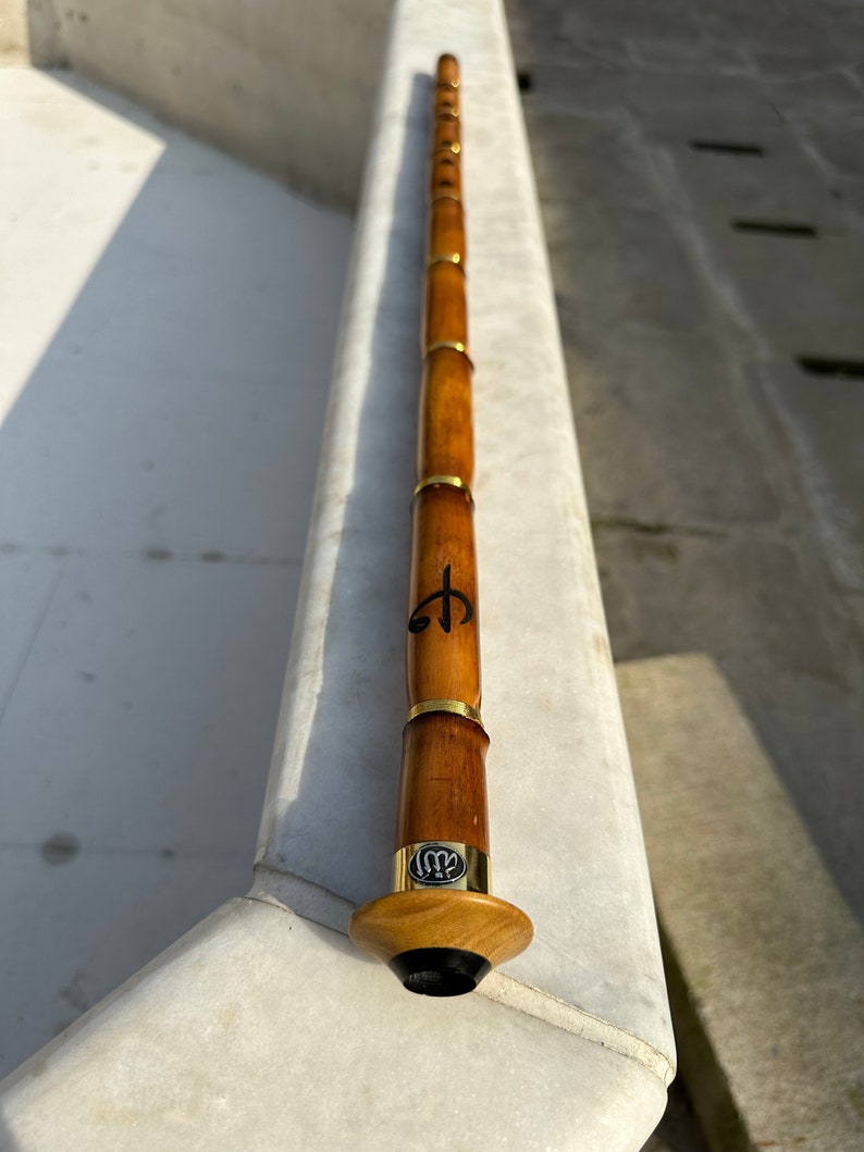 Professional Turkish Ney Flute - Handcrafted Bamboo Woodwind Instrument ...